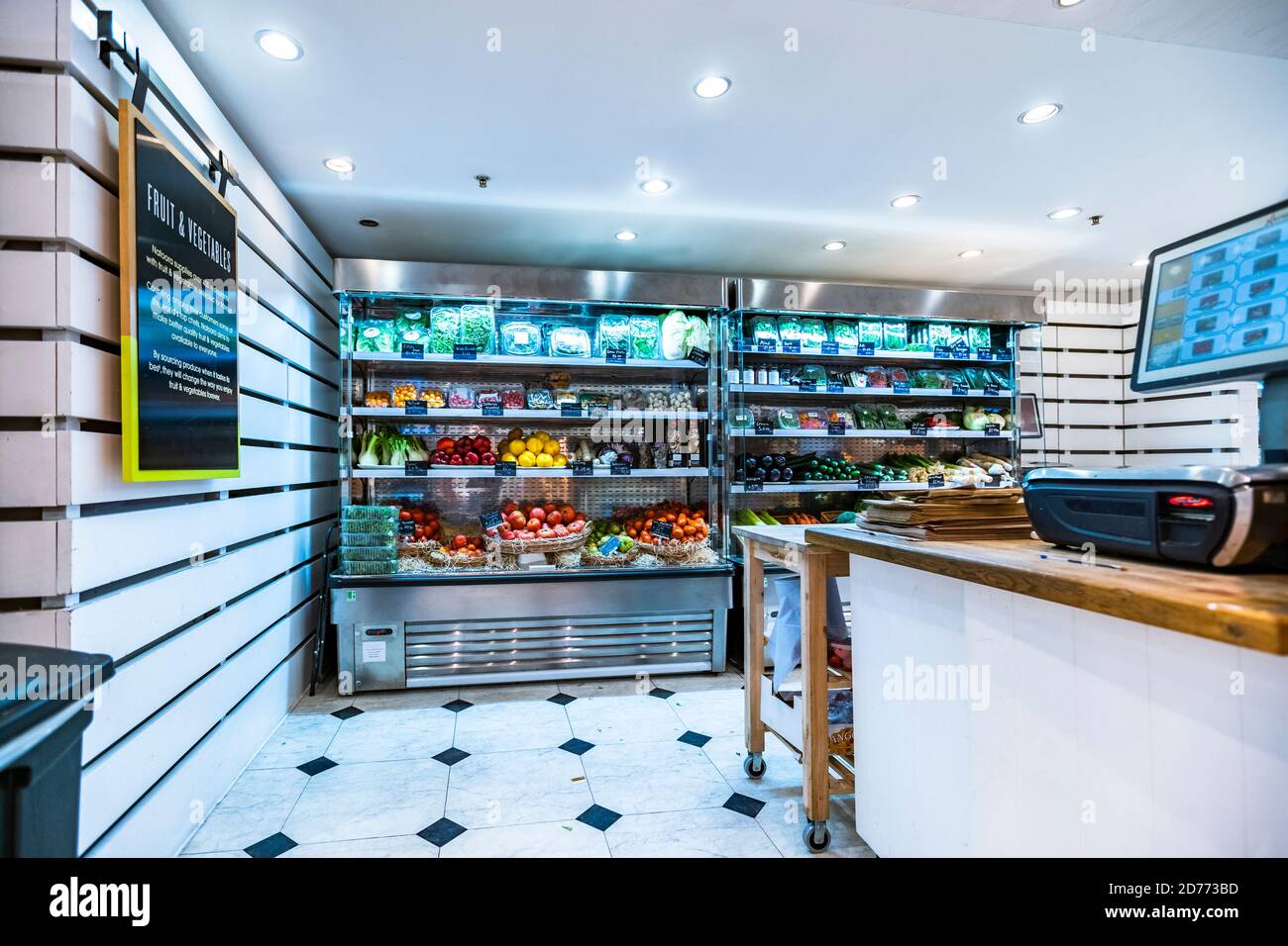 Selfridges food hall London, UK, September 20, 2019: inside a ...