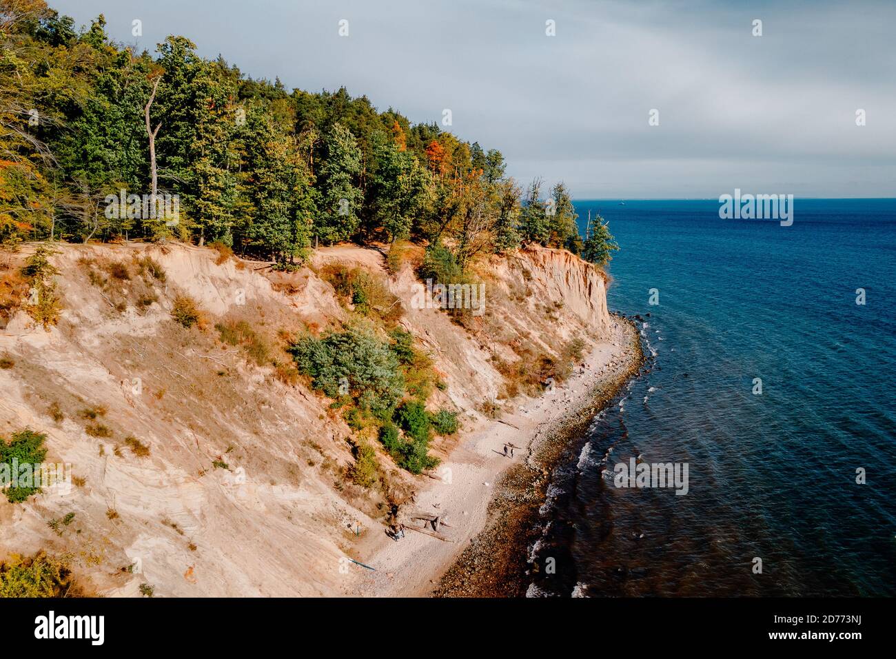 Klif in Gdynia Orłowo photos from the air Stock Photo - Alamy