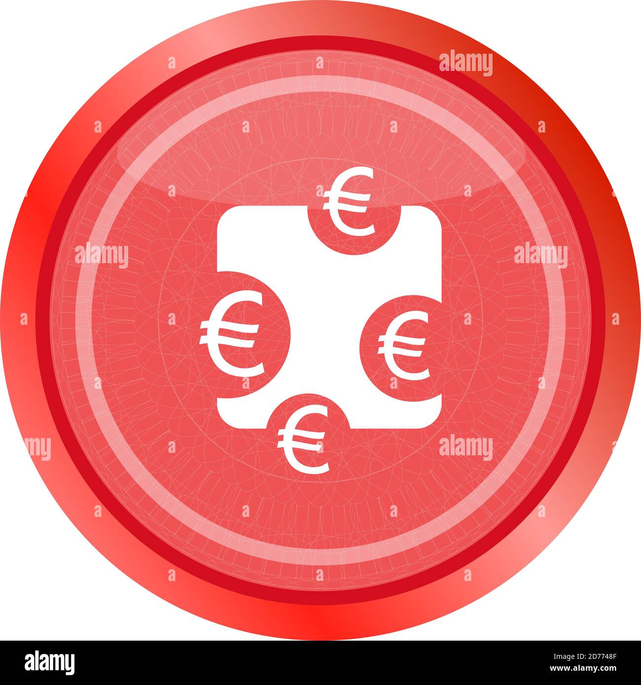 web sign icon. Euro eur symbol. Modern UI website button Stock Photo ...