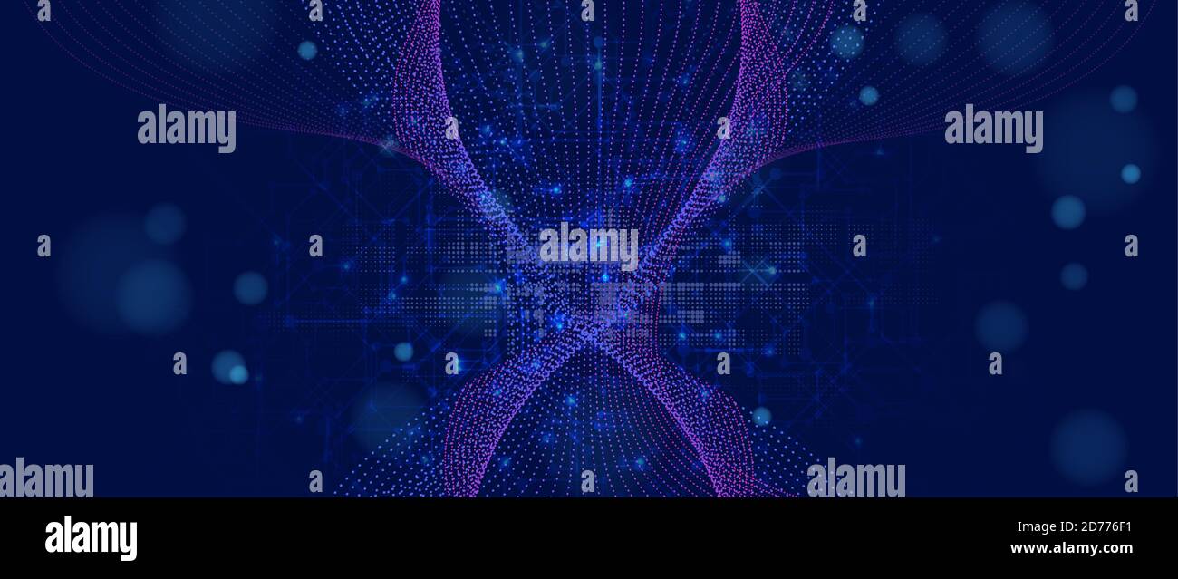 Technology innovation background, idea of global business solution ...