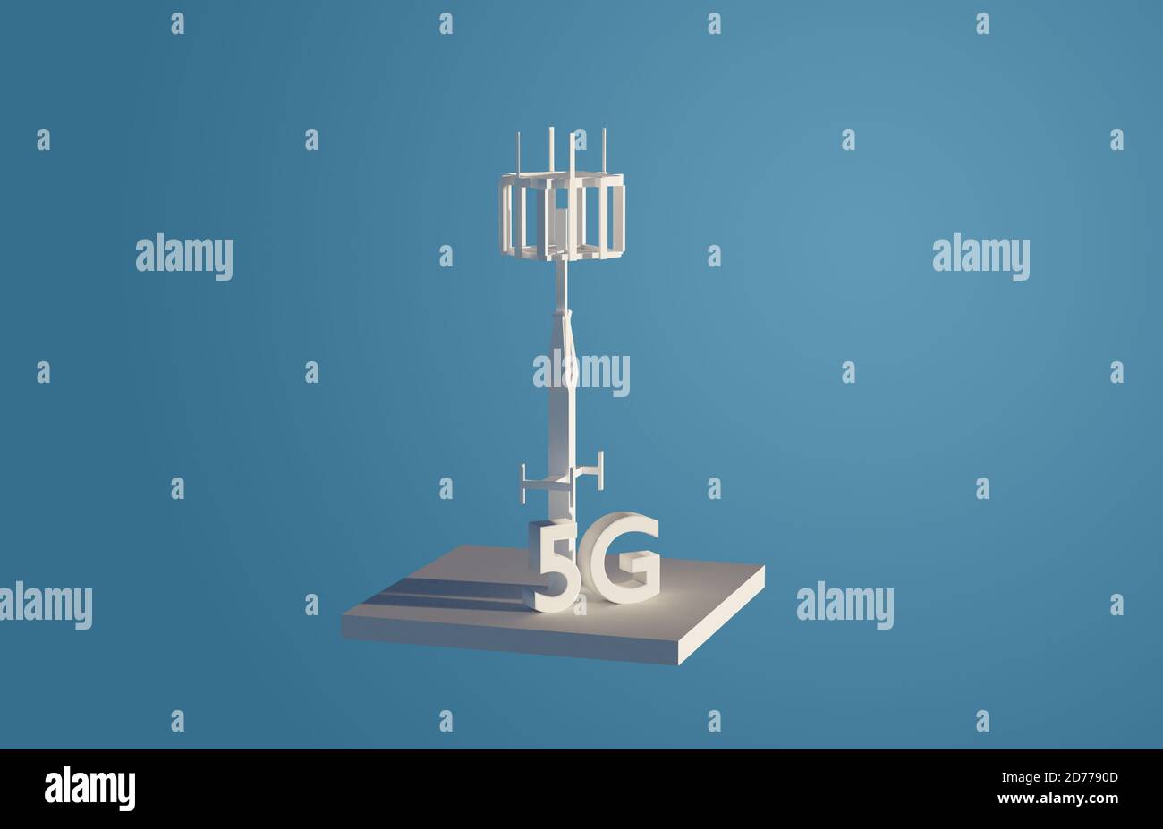 5g tower. Wireless communication. Internet connection network high ...