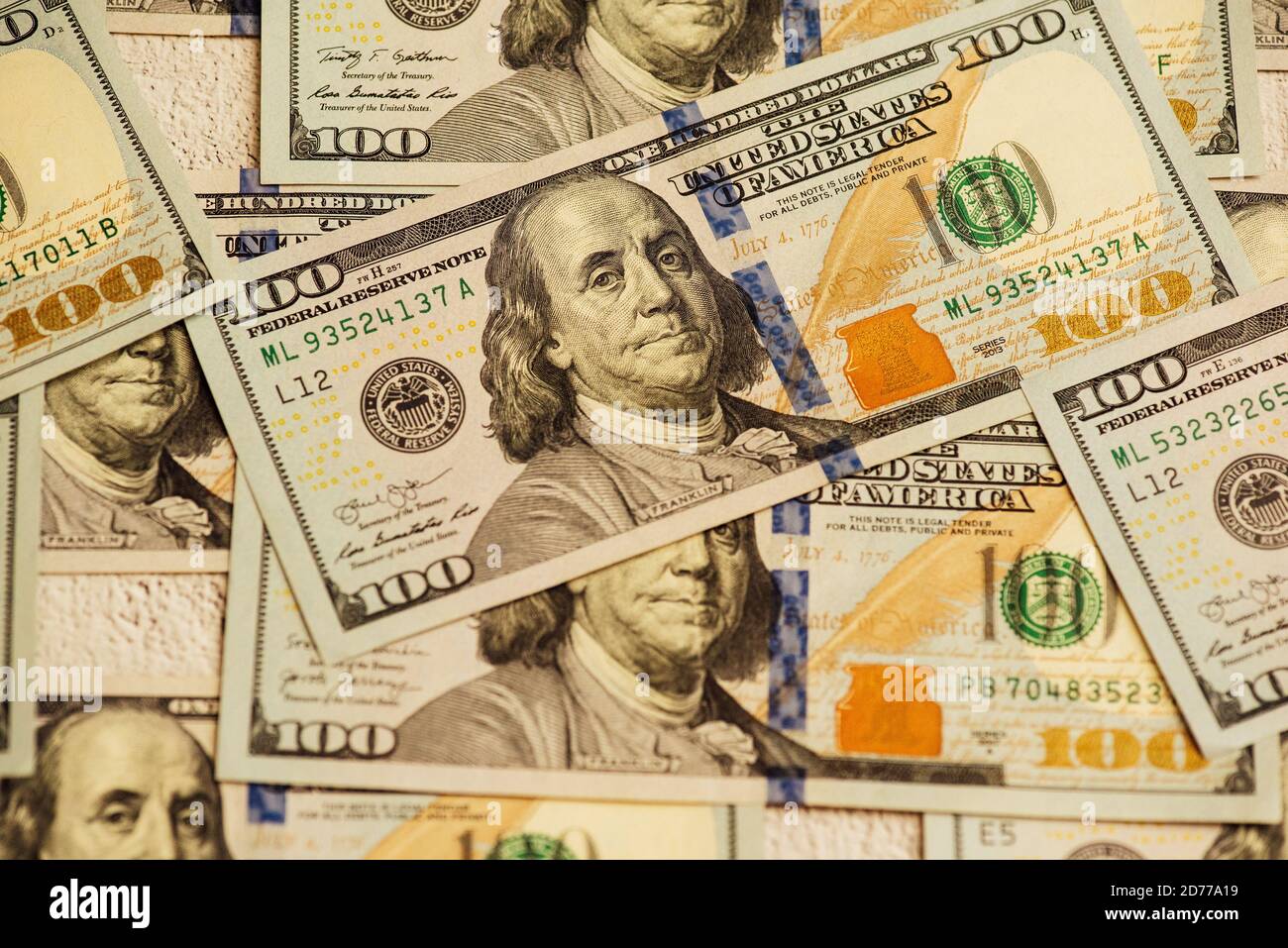dollars background. Dollars background. Background of different us ...