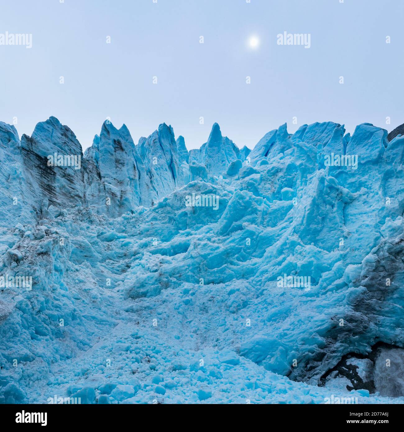 Condor Glacier, Seno de Agostini, Beagle Channel, Darwin Mountain Range ...