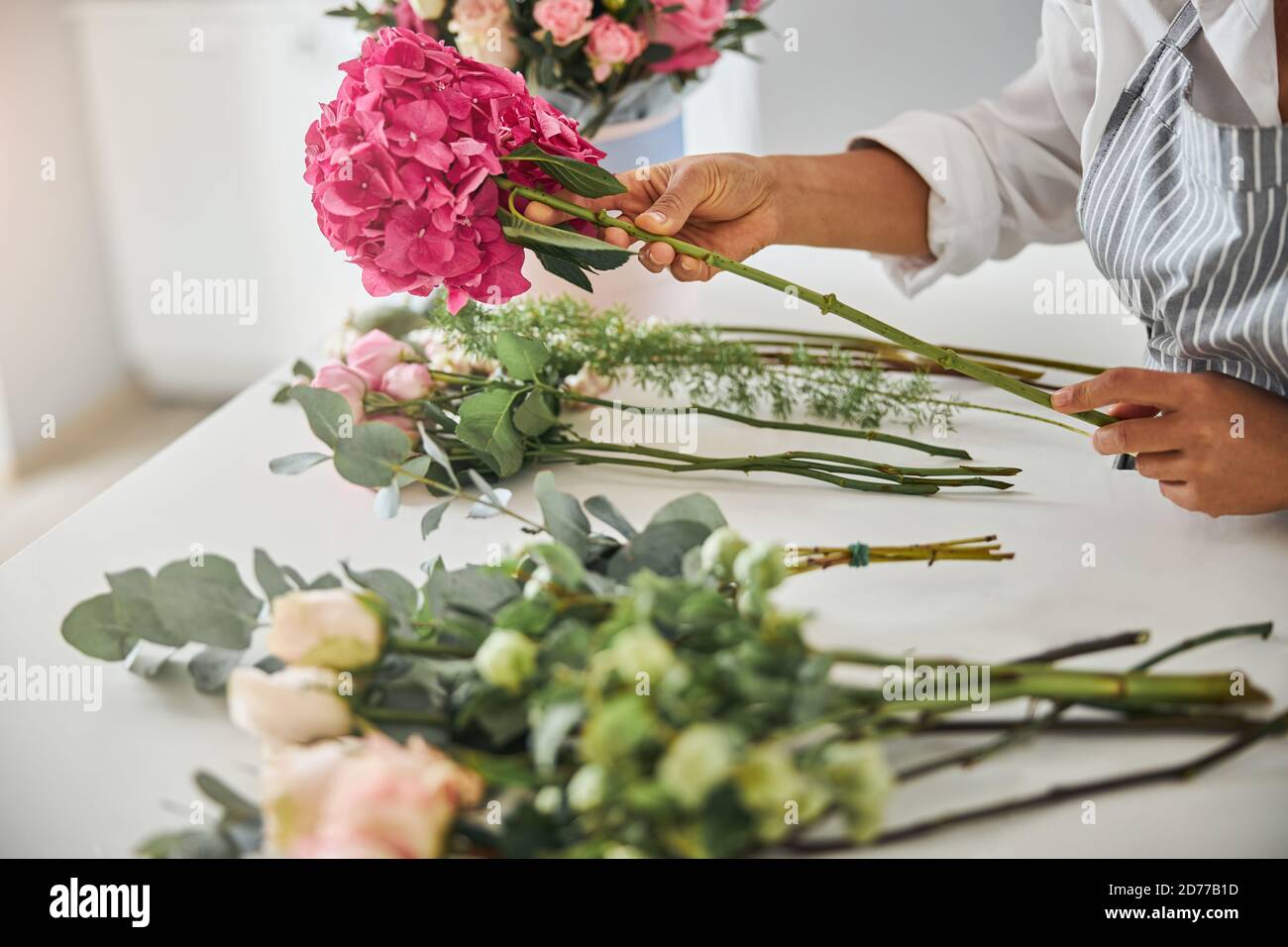 Choosing a flower bouquet hi-res stock photography and images - Alamy