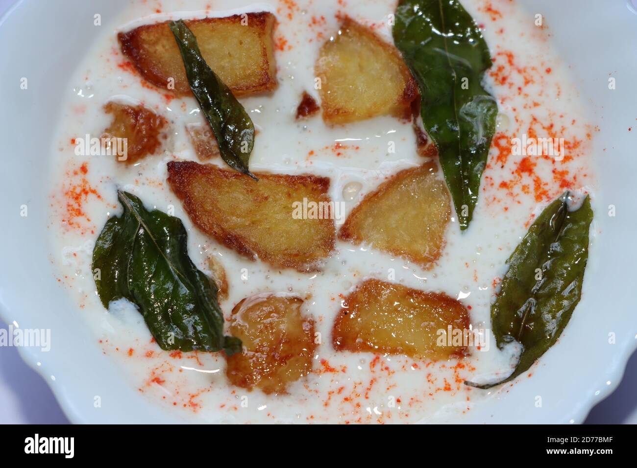 Potato raita or Aloo raita, Indian side dish served with rice, meals ...