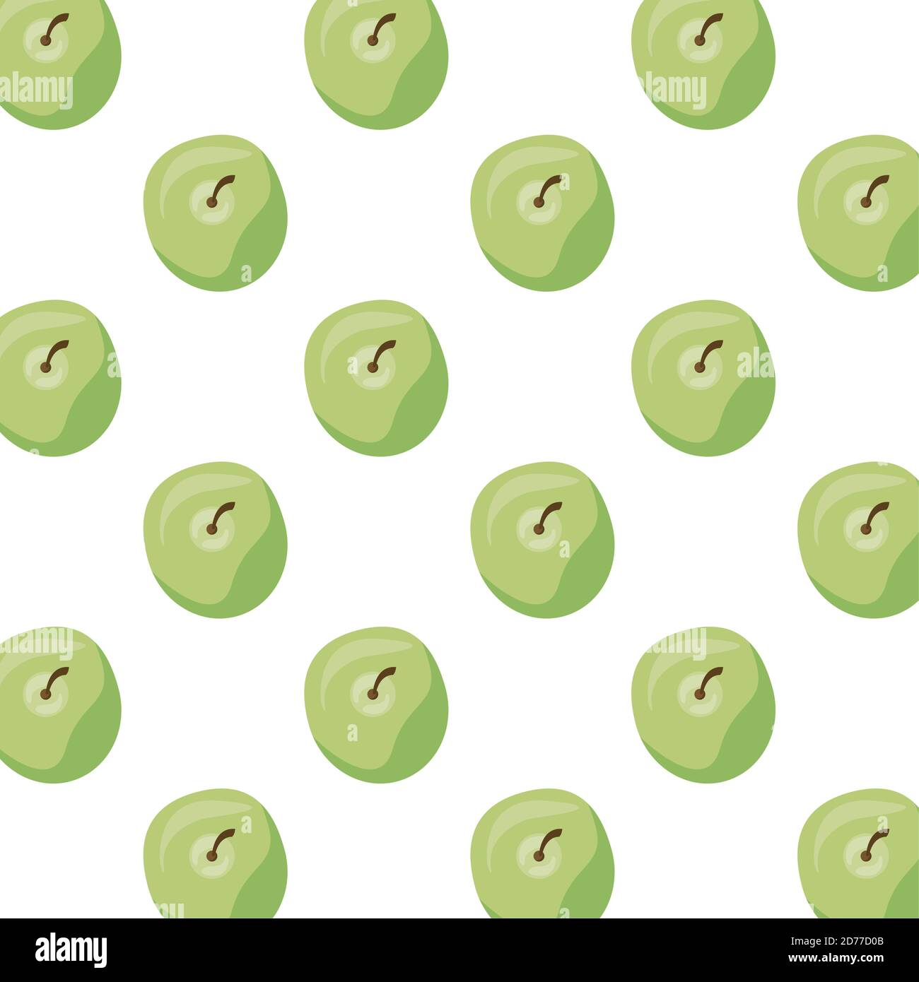 apples fresh fruits pattern background vector illustration design Stock ...