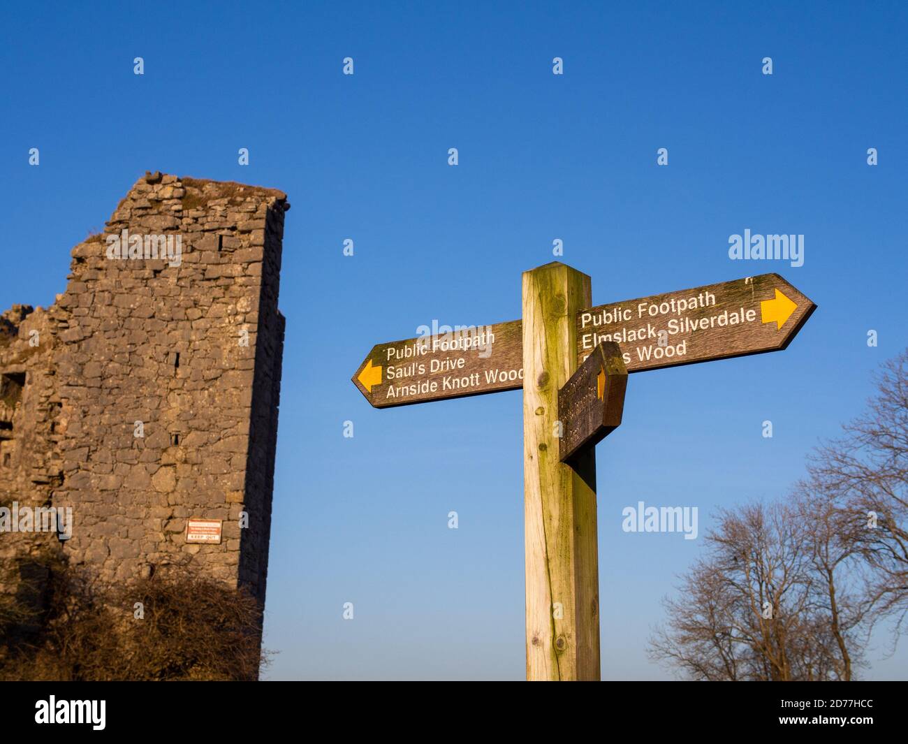 Arnside silverdale area of outstanding natural beauty hi-res stock ...