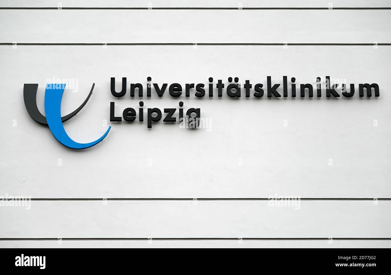 21 October 2020, Saxony, Leipzig: View of the University Hospital ...