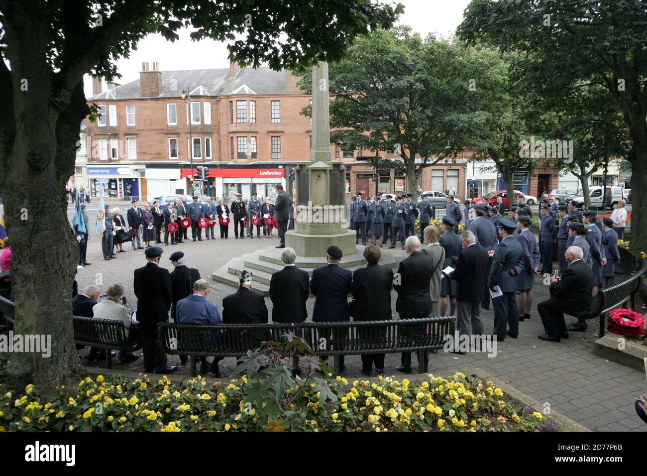 Prestwick remembrance parade hi-res stock photography and images - Alamy