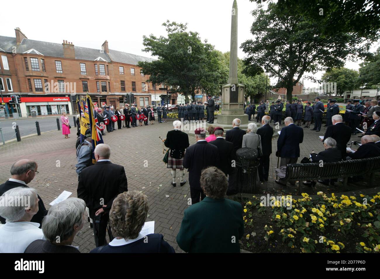 Prestwick, Ayrshire, Scotland, UK Battle of Britain Remembrance service ...