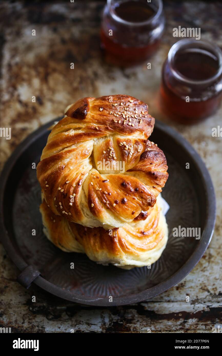 Açma, turkish bagels Stock Photo - Alamy