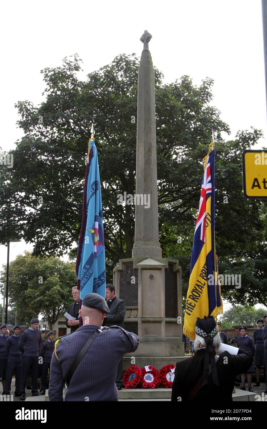 Prestwick, Ayrshire, Scotland, UK Battle of Britain Remembrance service ...