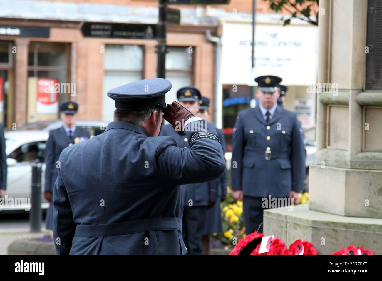 Prestwick, Ayrshire, Scotland, UK Battle of Britain Remembrance service ...