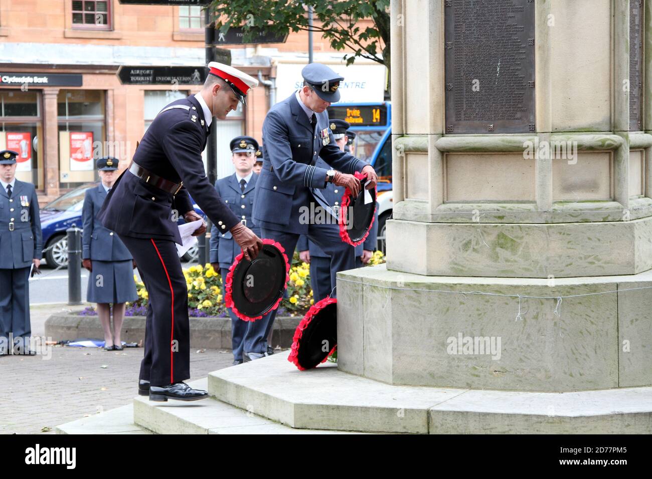 Prestwick, Ayrshire, Scotland, UK Battle of Britain Remembrance service ...