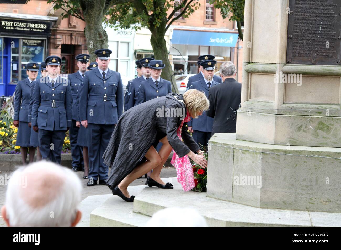 Prestwick, Ayrshire, Scotland, UK Battle of Britain Remembrance service ...