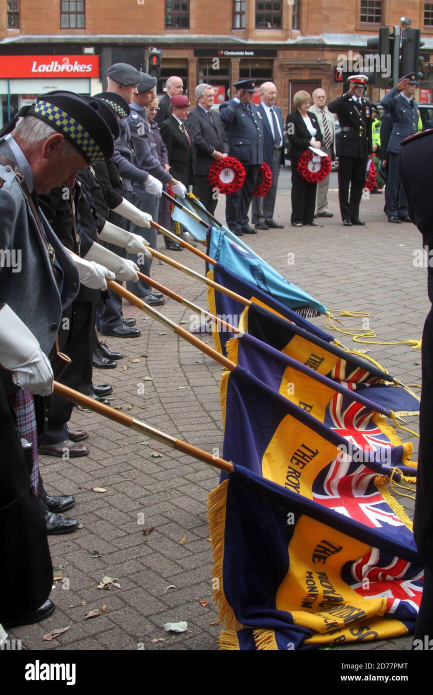 Prestwick remembrance parade hi-res stock photography and images - Alamy