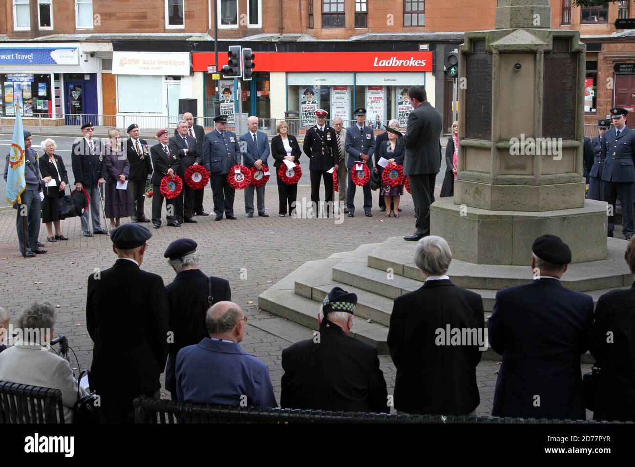 Prestwick, Ayrshire, Scotland, UK Battle of Britain Remembrance service ...