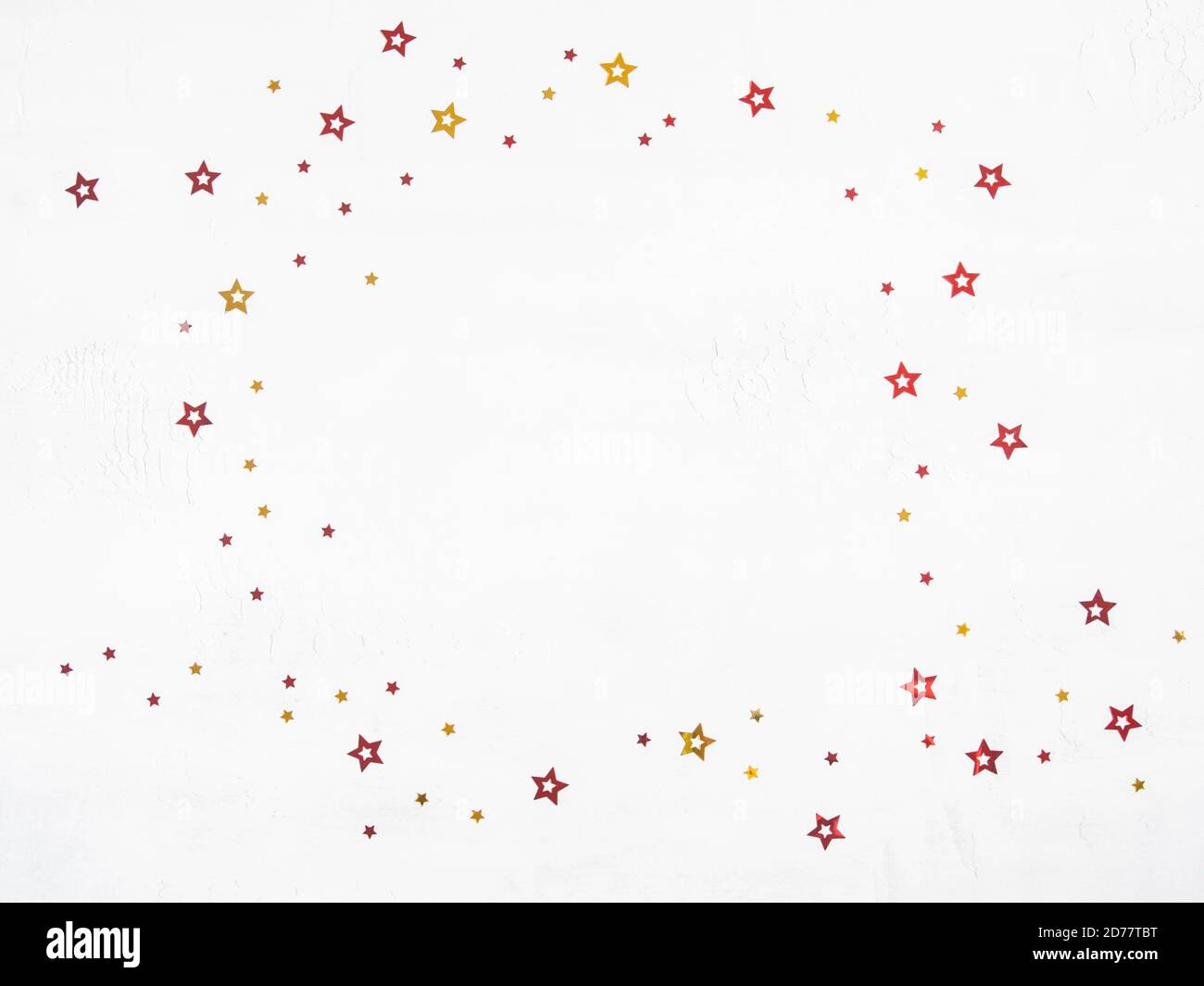 Abstract flat confetti backdrop hi-res stock photography and images - Alamy
