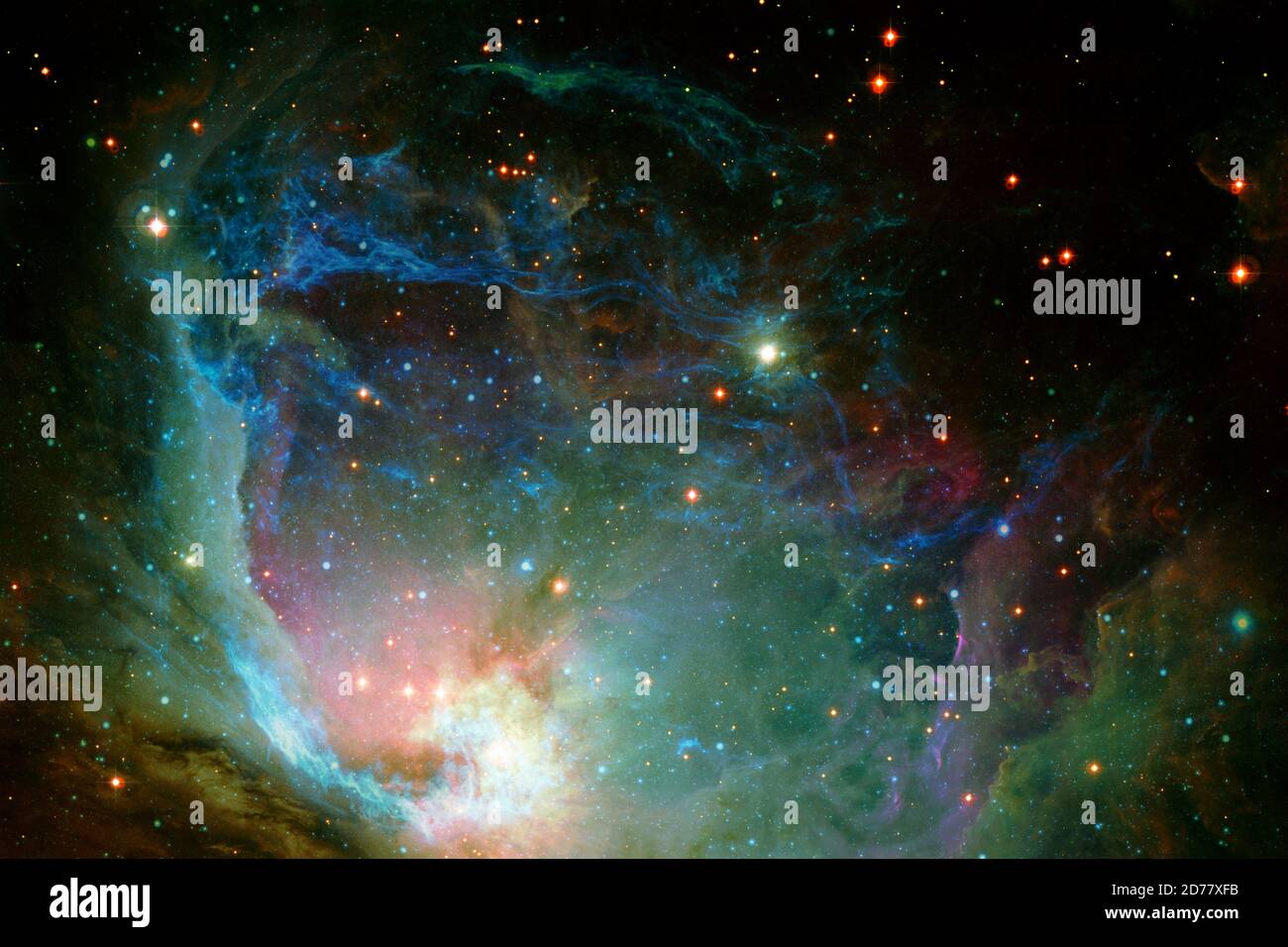 Deep space. Awesome science fiction render. Elements of this image ...