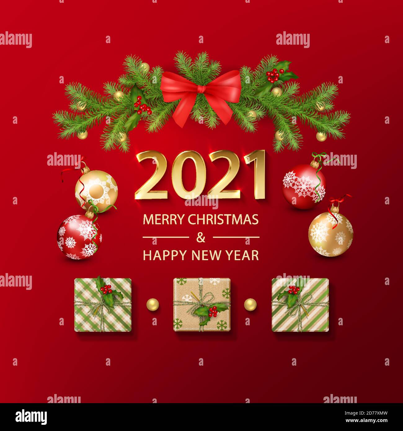 Festive christmas background number Stock Vector Images - Alamy