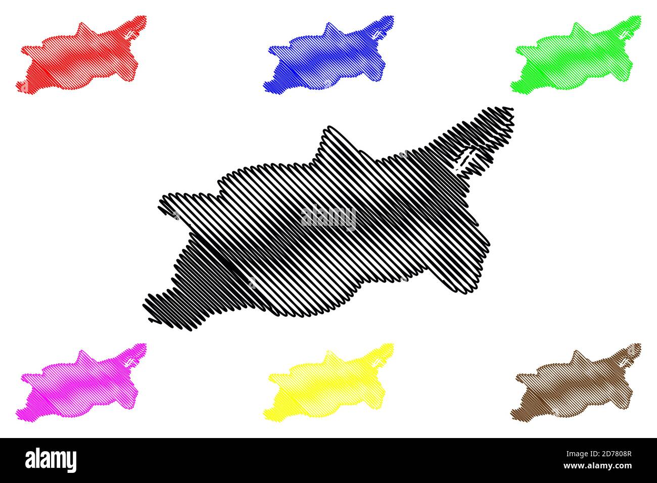 Cuenca City (Republic of Ecuador, Azuay Province) map vector ...