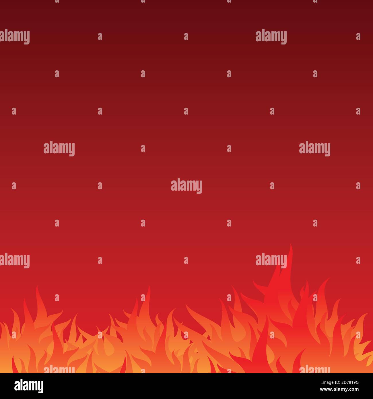 Abstract and simple burn flame background with gradation color. Danger ...