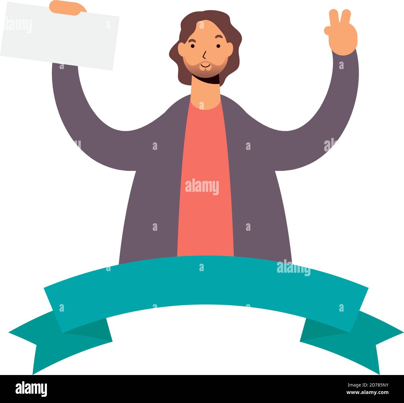 Boy voting Stock Vector Images - Alamy