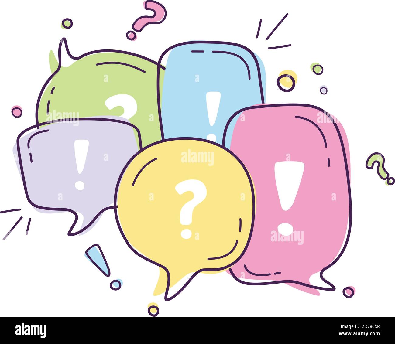 Dialog vectors hi-res stock photography and images - Alamy