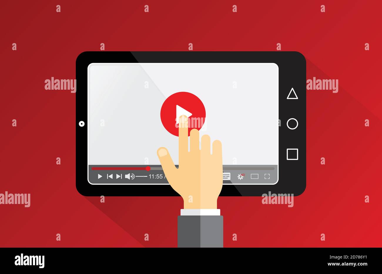 Screen video opening for education tutorials background. Video ...