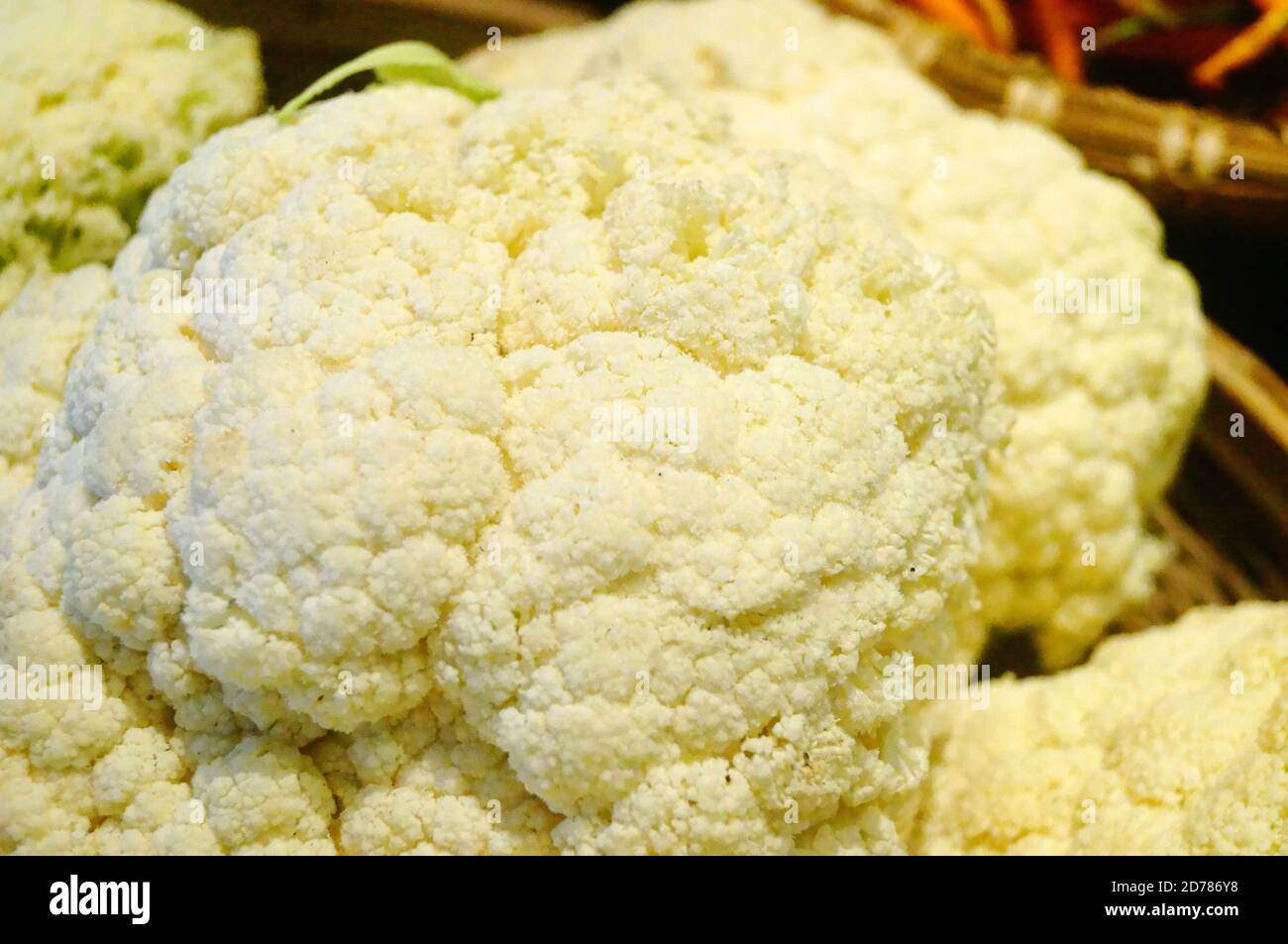 Close up of cauliflower Stock Photo - Alamy