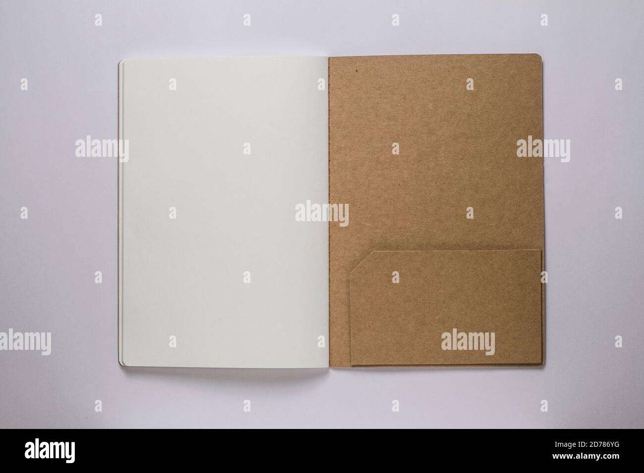 A blank book on white background stock photo Stock Photo - Alamy