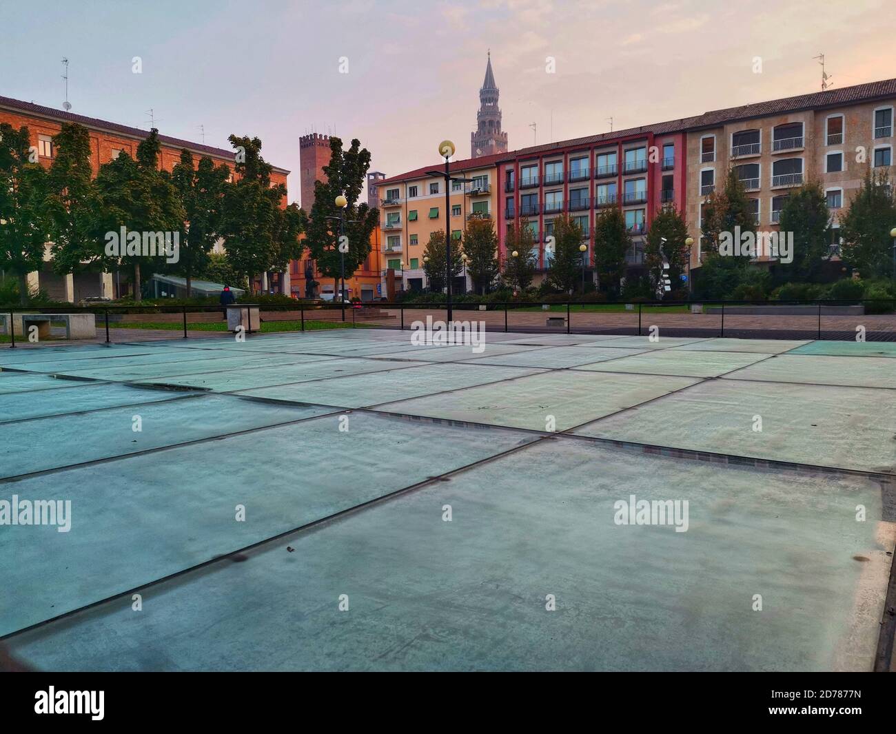 Cremona cityscapes Piazza Marconi fall 2020 Stock Photo - Alamy