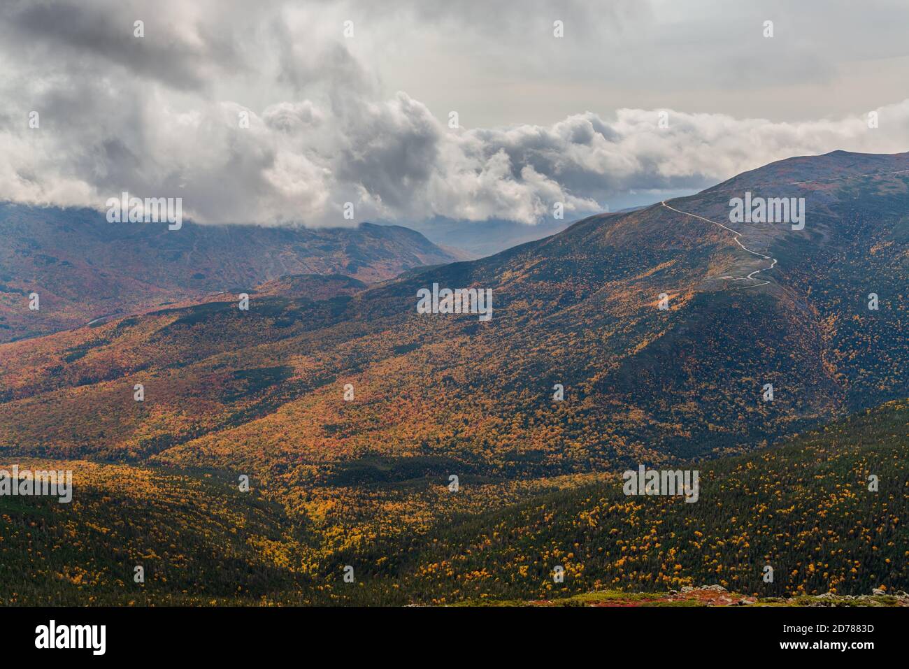 Fall Hikes In New England Stock Photo - Alamy