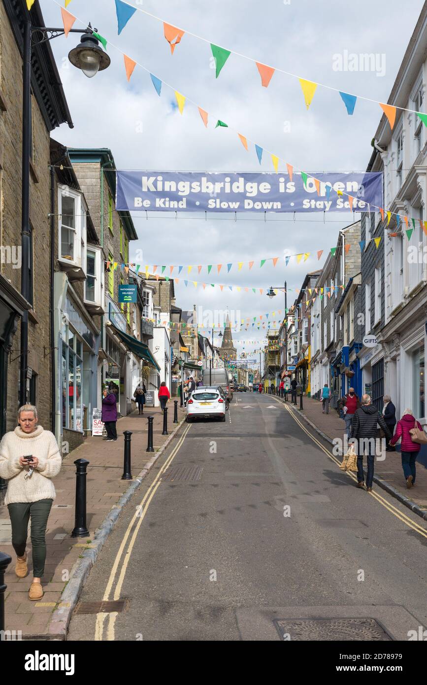 Kingsbridge devon fore street hi-res stock photography and images - Alamy