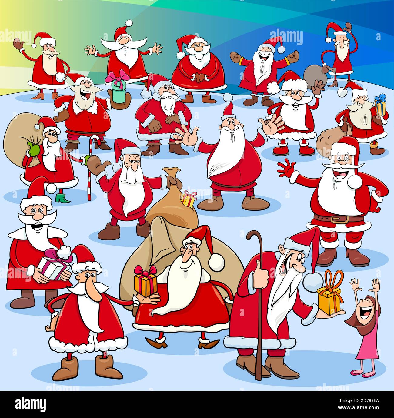 December crowd Stock Vector Images - Alamy