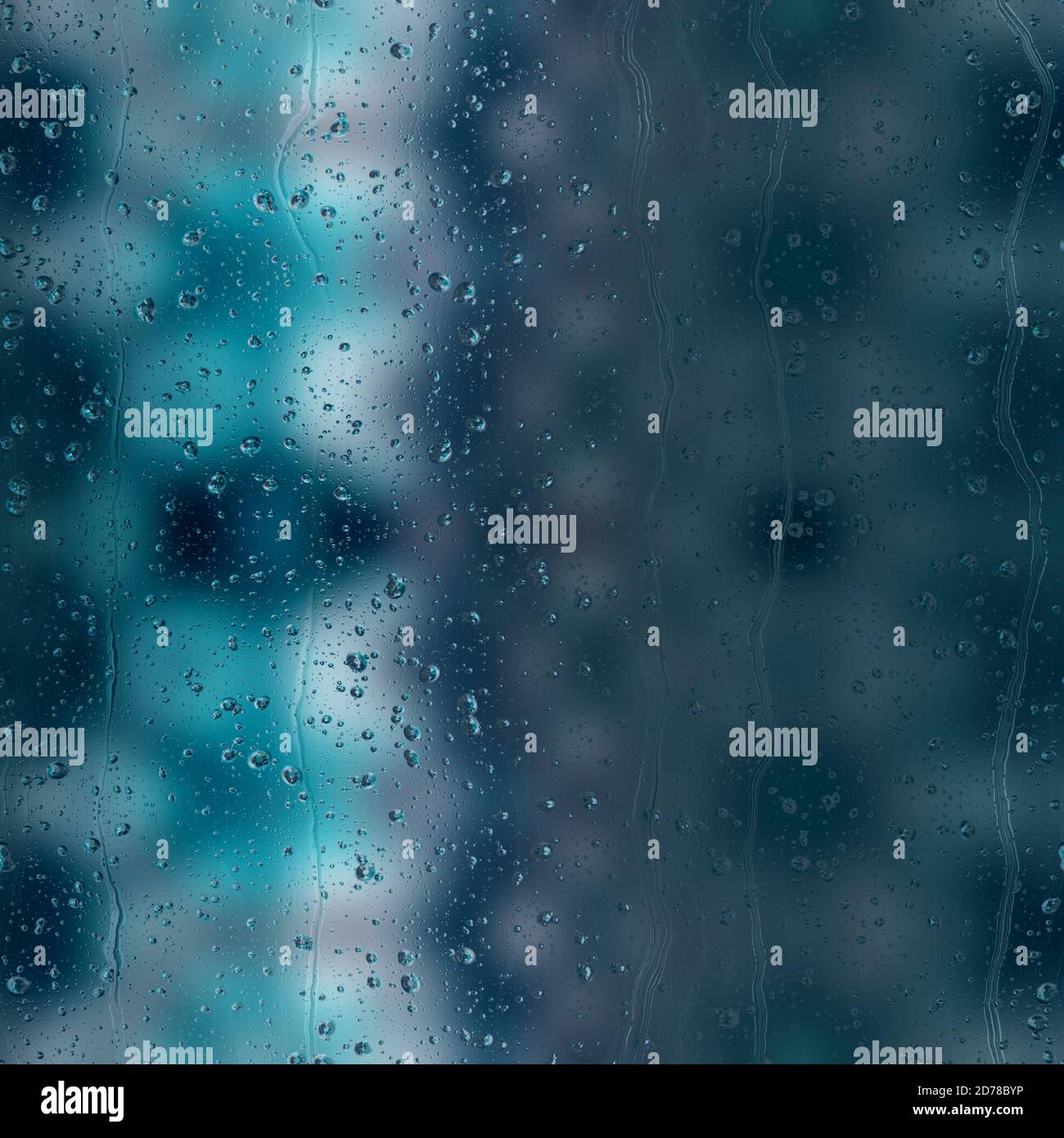 Seamless rain drop water repeat pattern on blur Stock Photo - Alamy