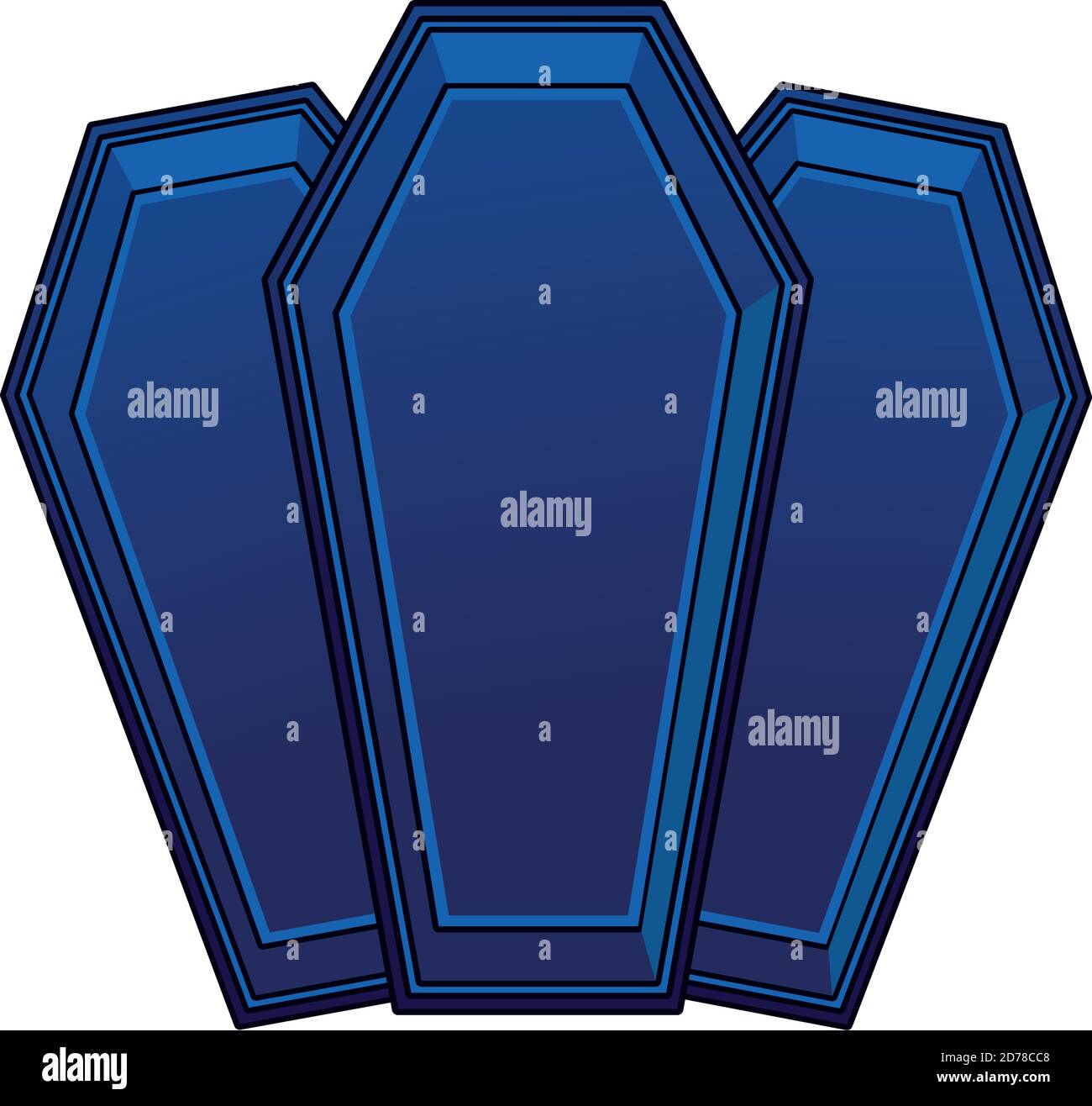 Burial caskets Stock Vector Images - Alamy