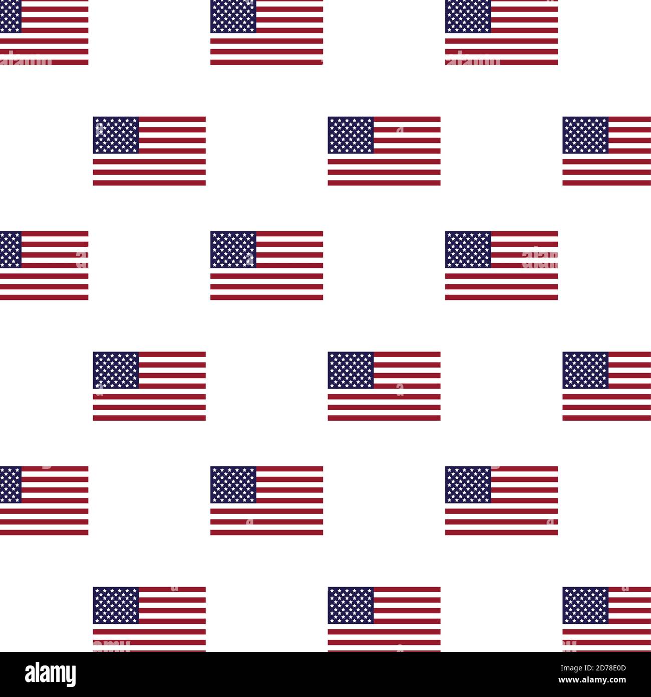united states of america flags pattern vector illustration design Stock ...