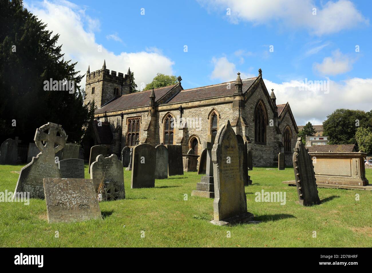 Holy Trinity church Ashford in the Water Derbyshire Stock Photo - Alamy