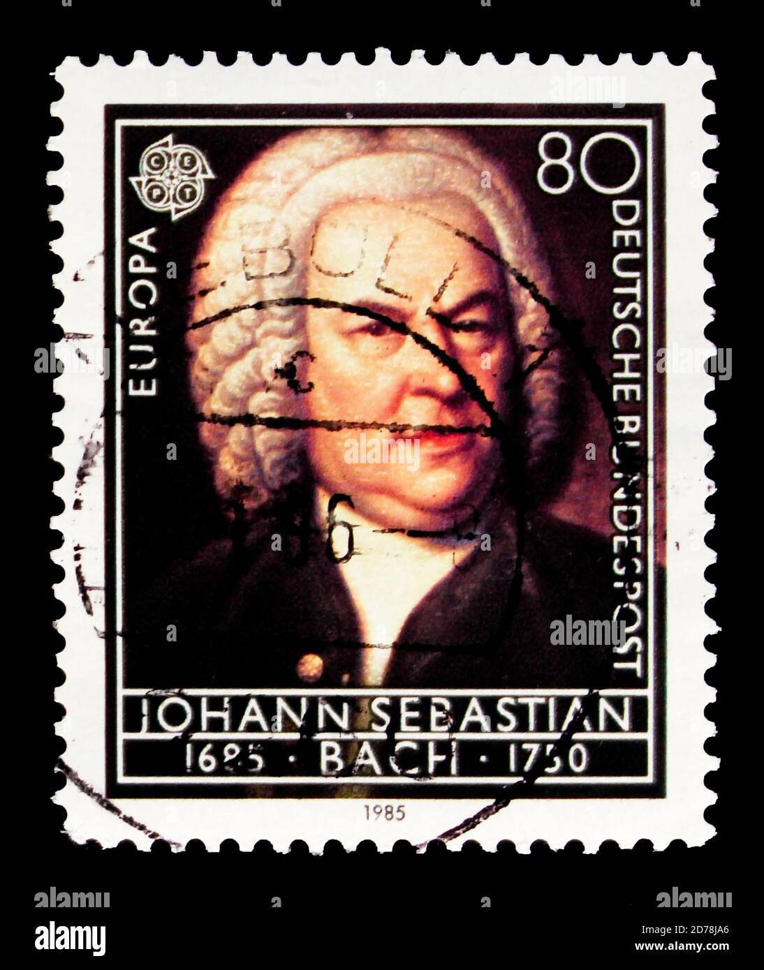 MOSCOW, RUSSIA - OCTOBER 3, 2017: A stamp printed in Germany Federal ...