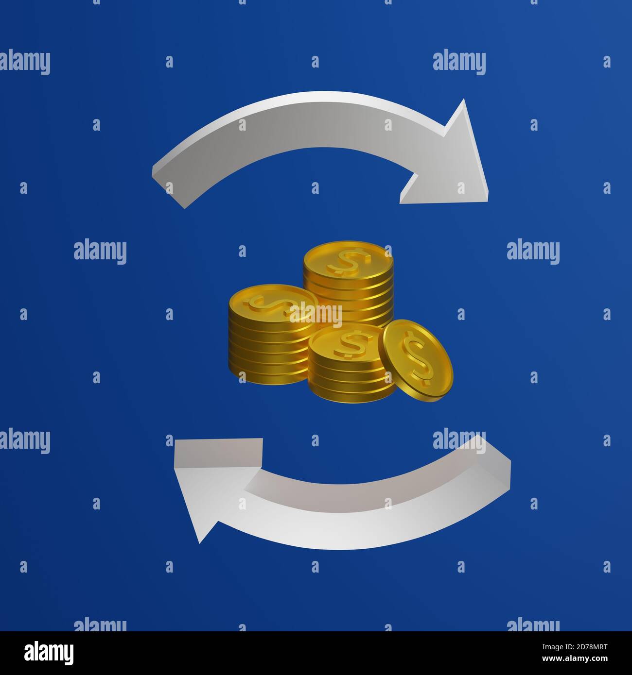 Coins and Arrows. Cash Back. Money on Coins. Coin Stack. Original ...