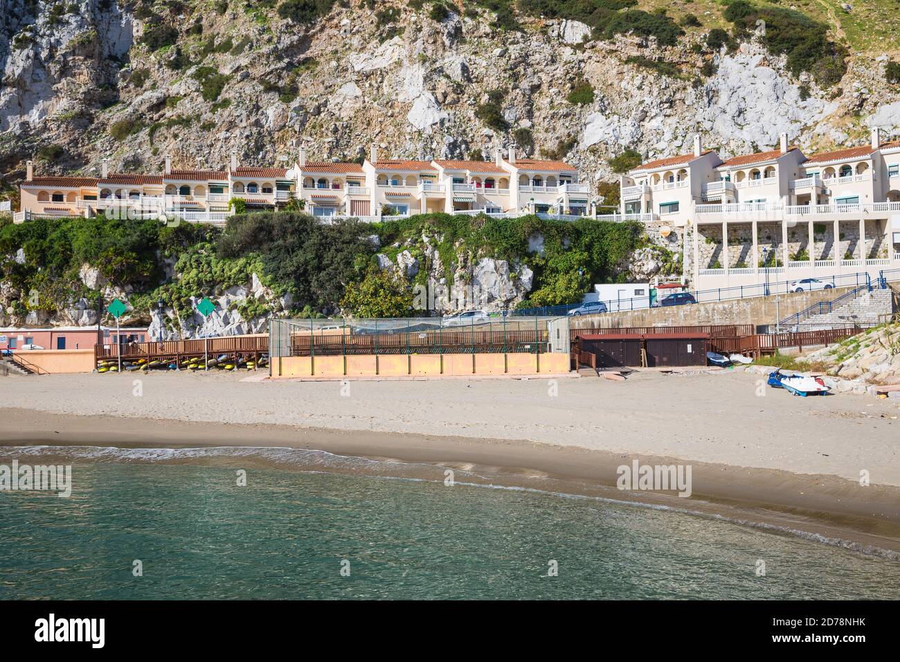 Gibraltar, Catalan Bay Stock Photo - Alamy