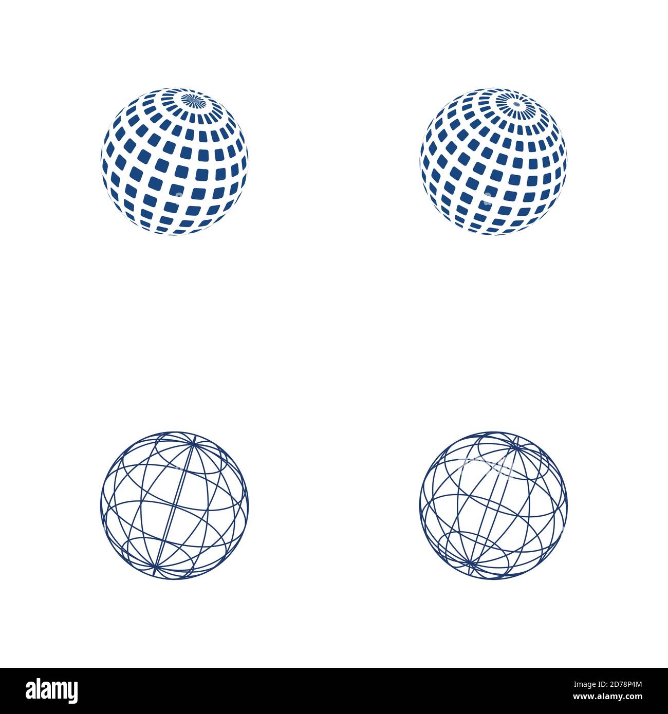 Wire World Logo Template vector illustration Stock Vector Image & Art ...