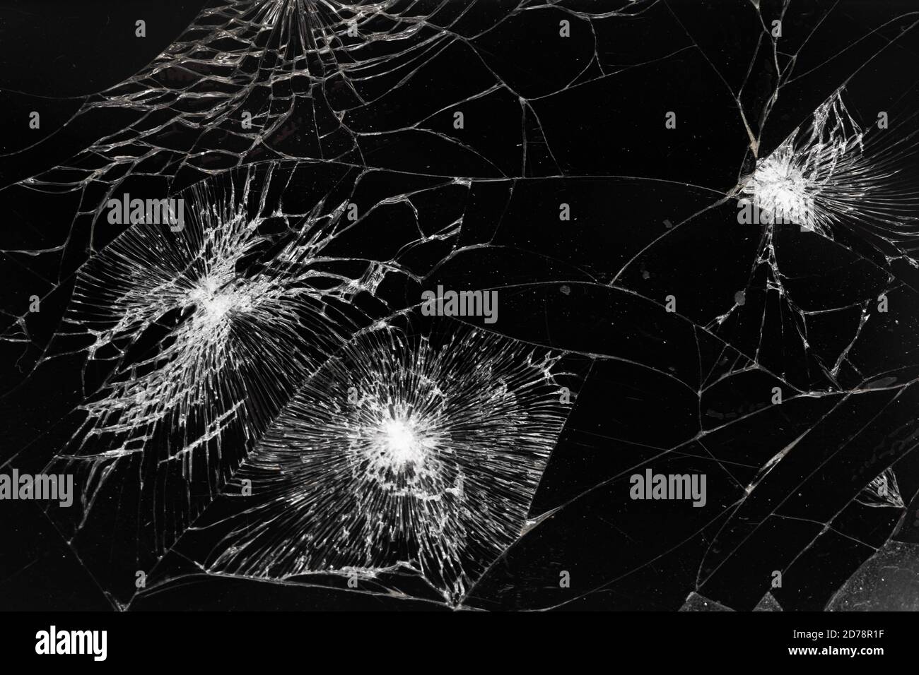 broken smartphone texture background. broken phone black display with ...