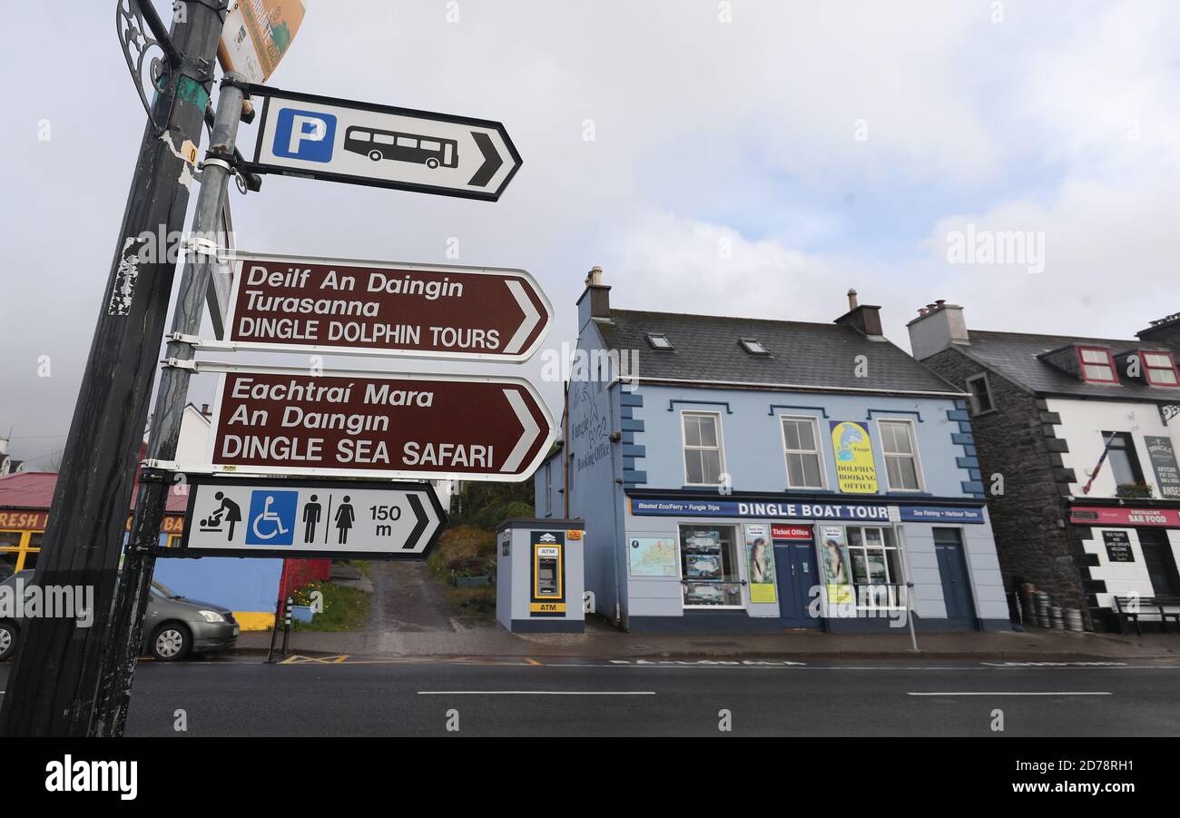 A general view of Dingle, Co Kerry. Hope is fading in the search for ...