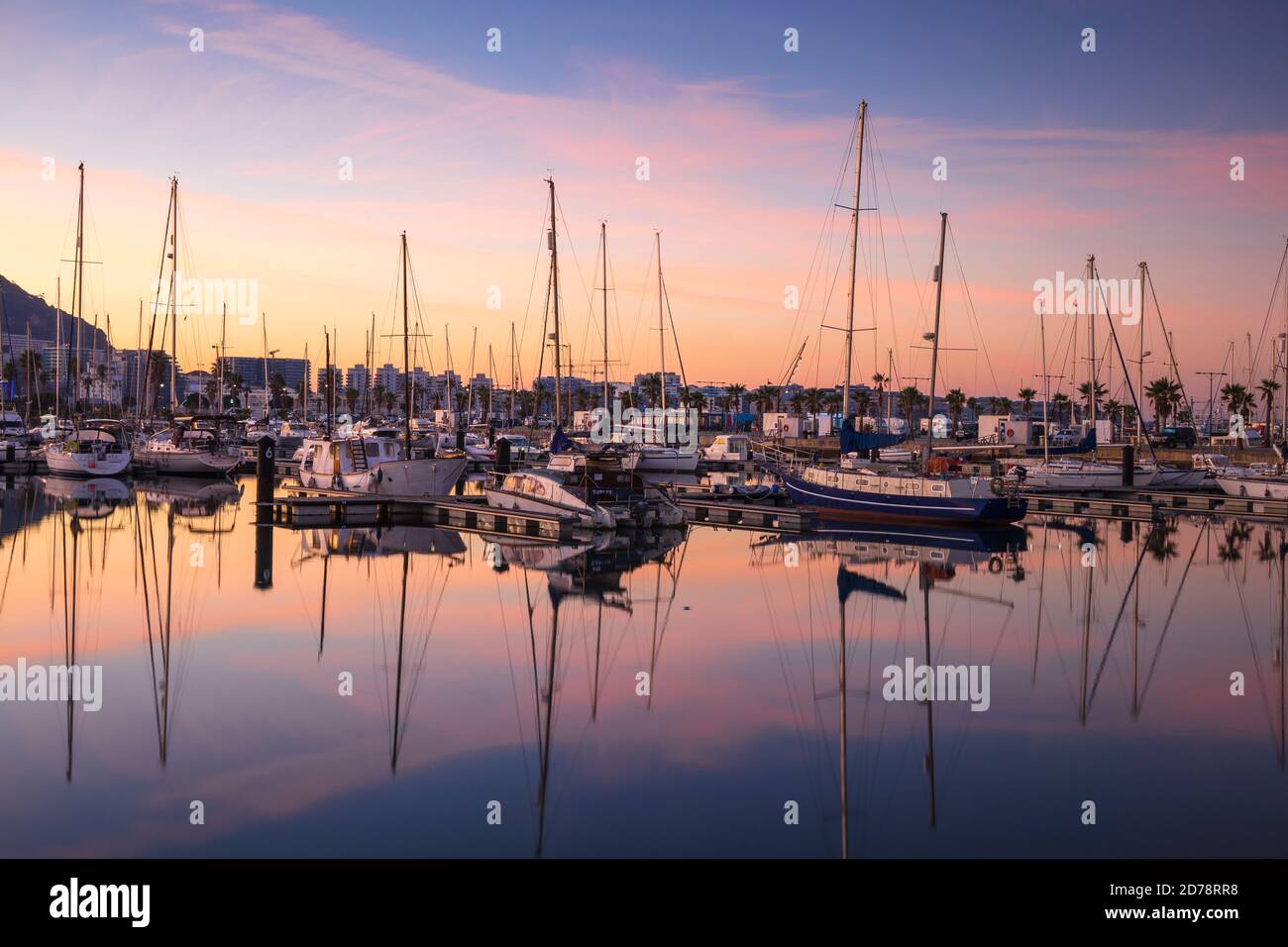 Spain, La Linea, Marina Stock Photo - Alamy