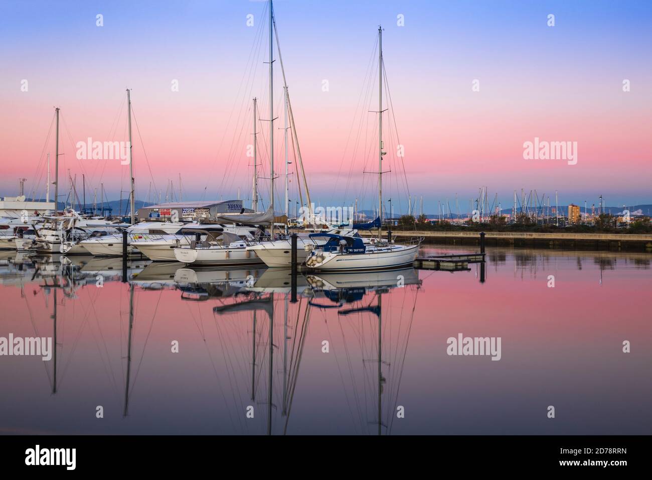 Spain, La Linea, Marina Stock Photo - Alamy