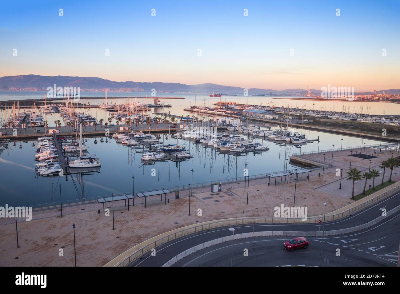 Spain, La Linea, Marina Stock Photo - Alamy