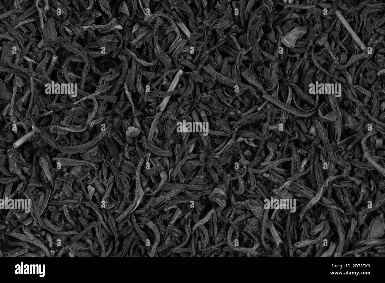 Dried tea leaves background texture. close-up Stock Photo - Alamy