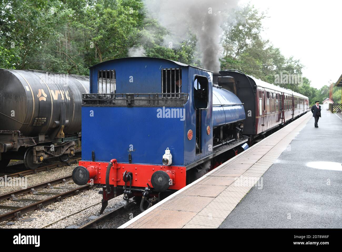 Steam Locomotive 'Linda' no. 21 at the Ribble Steam Railway and Museum ...